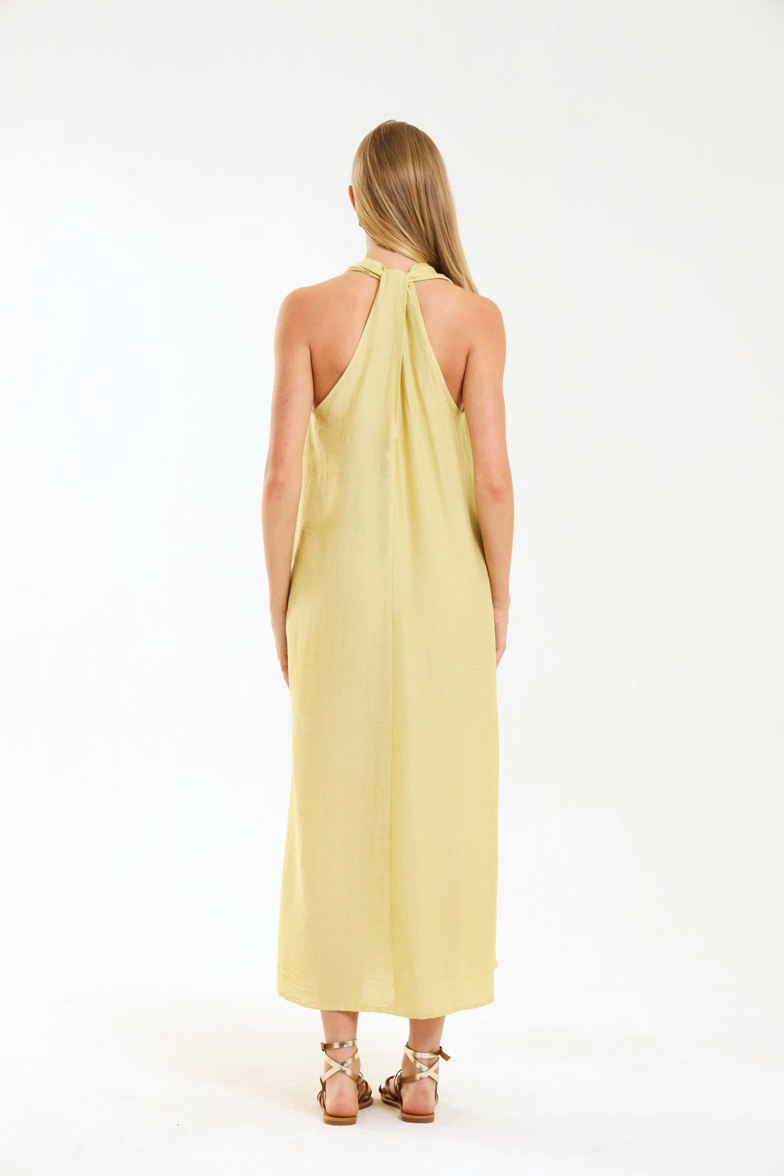 HALTER MAXI / MISTED MARIGOLD – MUZE